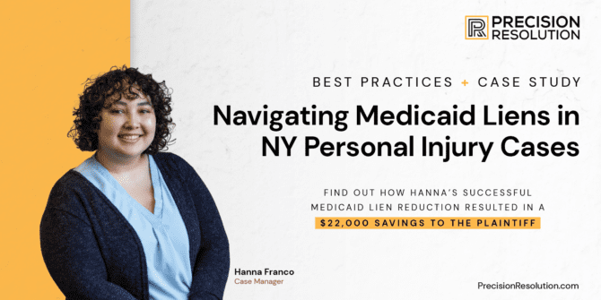 Navigating Medicaid Liens in NYS Personal Injury Cases - Precision Resolution